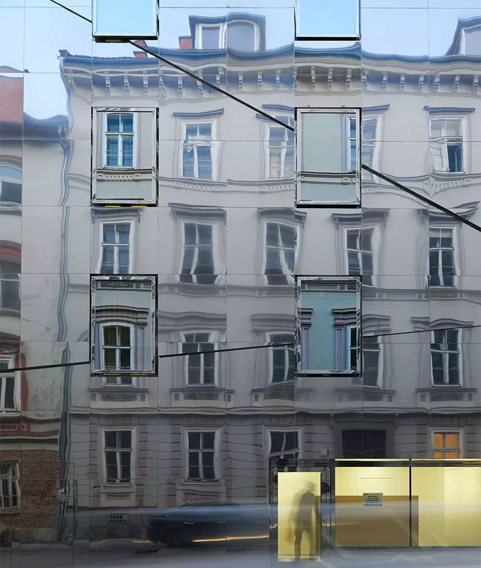 آسٹریا میں Stadthaus Ballhausgasse یا Broken Mirror House by Hope of Glory architektur