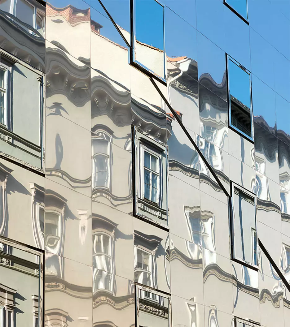 آسٹریا میں Stadthaus Ballhausgasse یا Broken Mirror House by Hope of Glory architektur