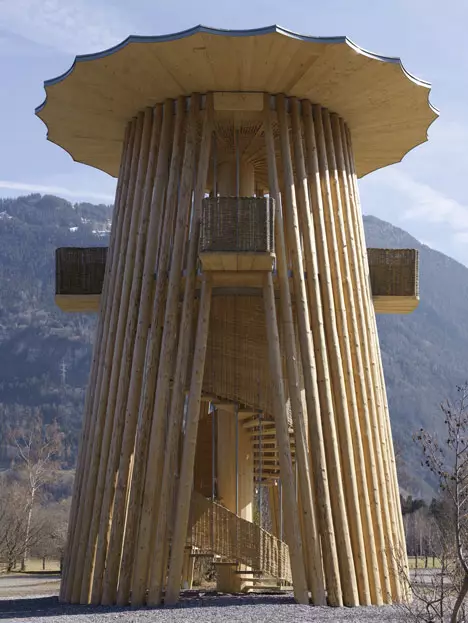 Pêşangeha Caminada Aussichtsturm Reussdelta