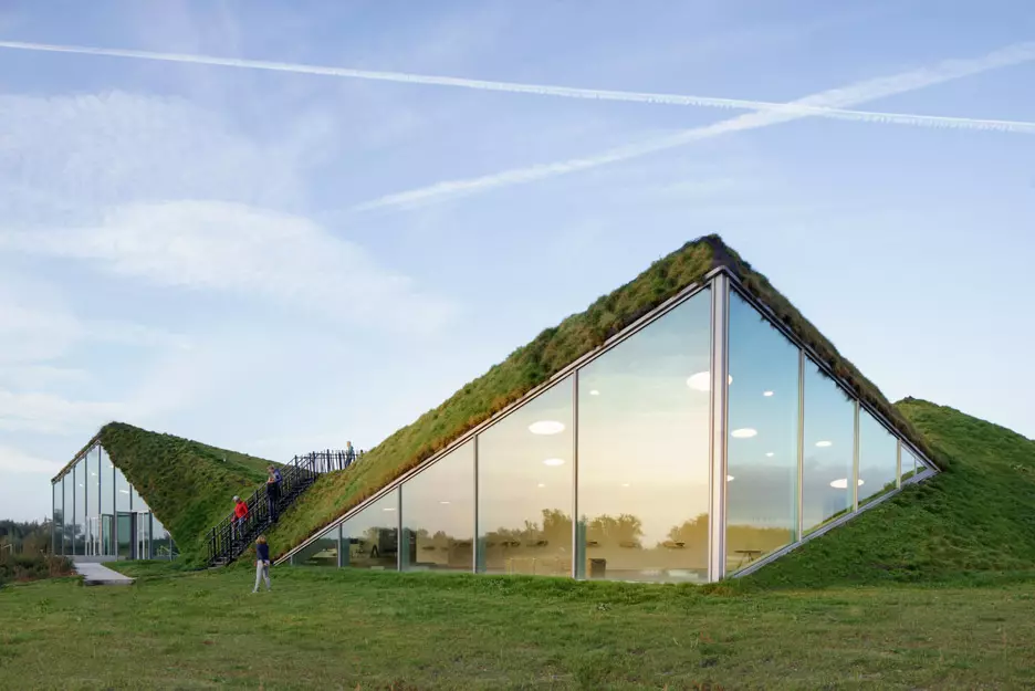 Biesbosch muziejaus sala, kurią sukūrė studija Marco Vermeulen