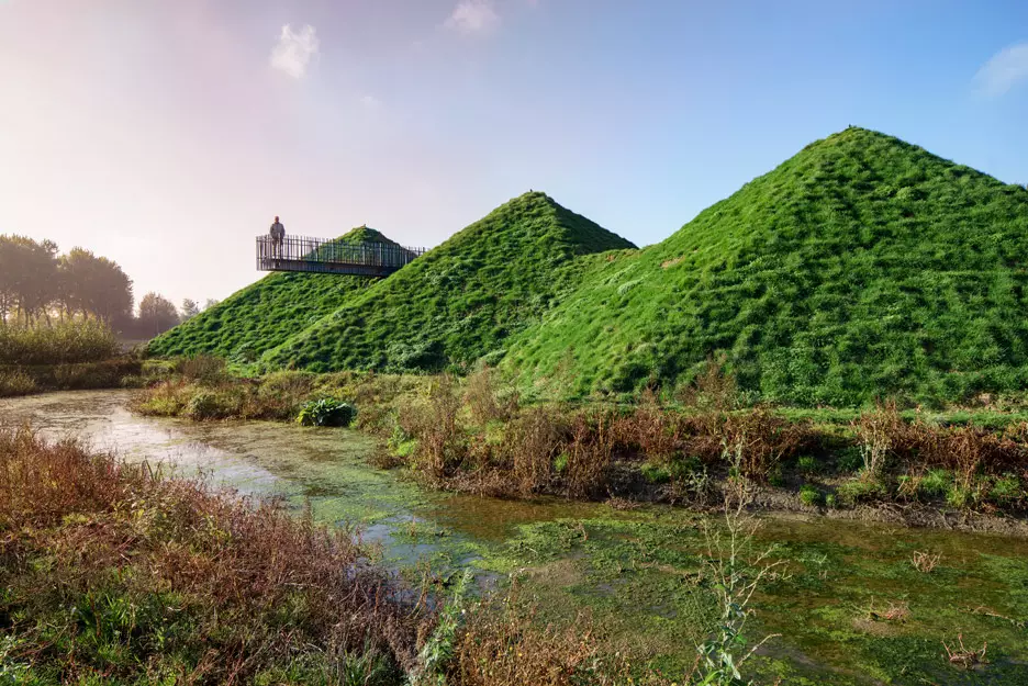 Biesbosch muziejaus sala, kurią sukūrė studija Marco Vermeulen