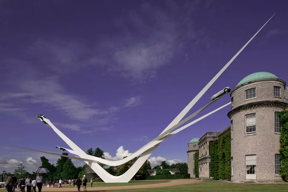 mchongaji wa bmw goodwood sculpture gerry judah tamasha la kasi