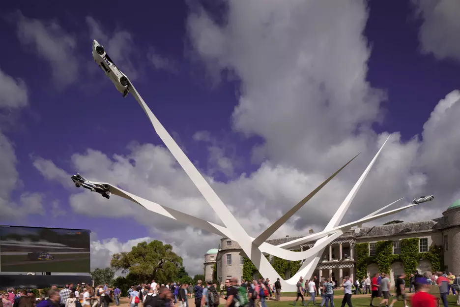 mchongaji wa bmw goodwood sculpture gerry judah tamasha la kasi