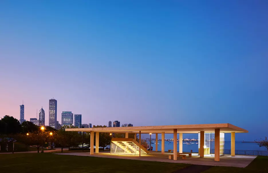 Ultramoderne 为 2015 年芝加哥建筑双年展设计的 Lakefront Kiosk