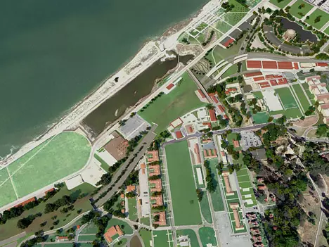 Feltoperasjoner for å designe Presidio Parklands