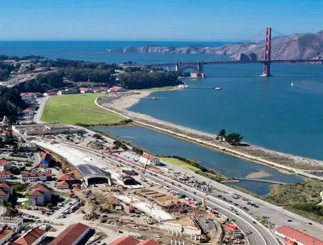 Operacións de campo para proxectar Presidio Parklands