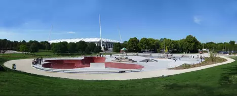 Skate park v Remeši od Planda architectes a Constructo