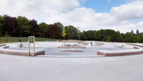 Skatepark í Reims eftir Planda architectes og Constructo