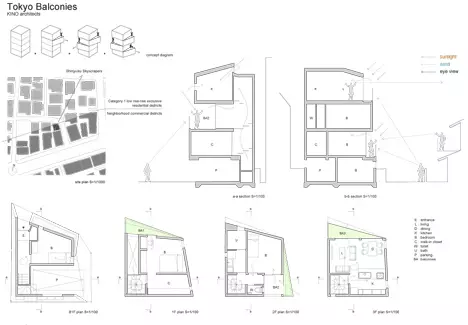 Токио-Балконы KINO Architects