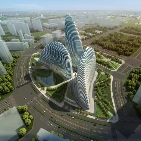 Wangjing Soho pa Zaha Hadid Architects