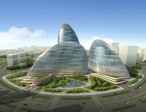 Wangjing Soho od Zaha Hadid Architects