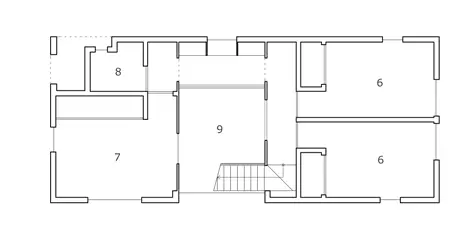 Ny vavahady miendrika trano dia manindrona ny trano Hazukashi nataon'ny Alts Design Office