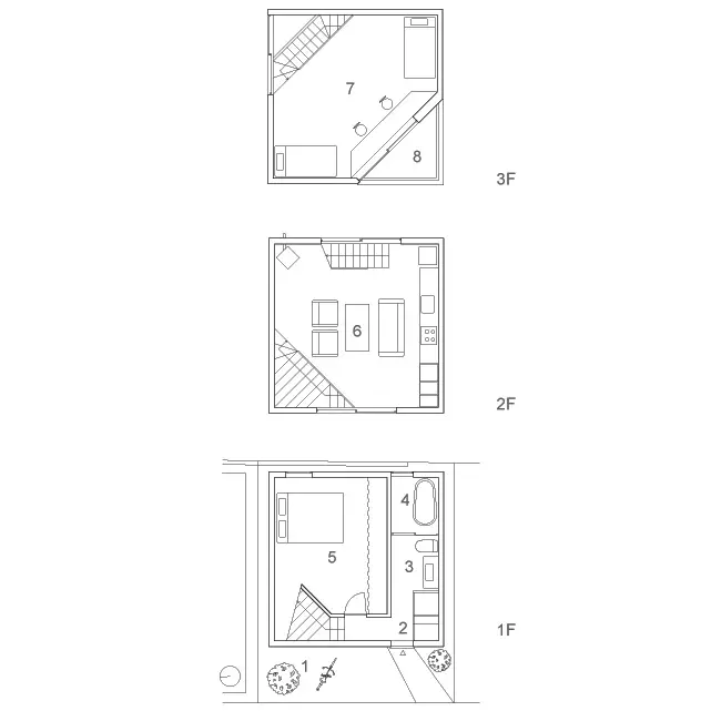 I-Spiral Window House eyenziwe yi-Alphaville Architects