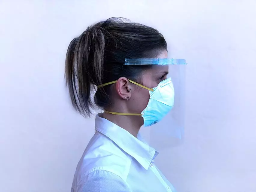 Nagami Design 3D-printed face shields Covid-19 mask