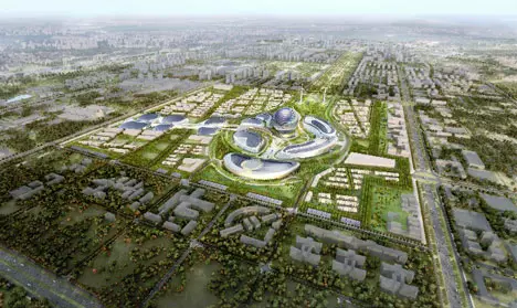 Adrian Smith + Gordon Gill Arsitéktur pikeun ngarancang Astana Expo 2017