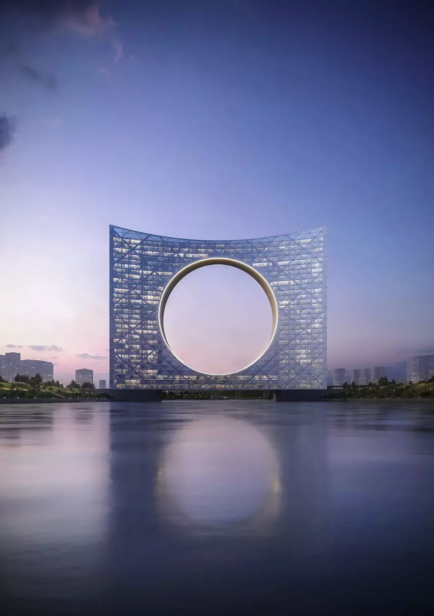 Tower of the Sun ni Fundamental Architects ug Omega Render sa Astana, Kazakhstan