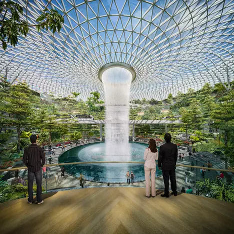 Sinqapurdakı Changi hava limanı Safdie Architects tərəfindən