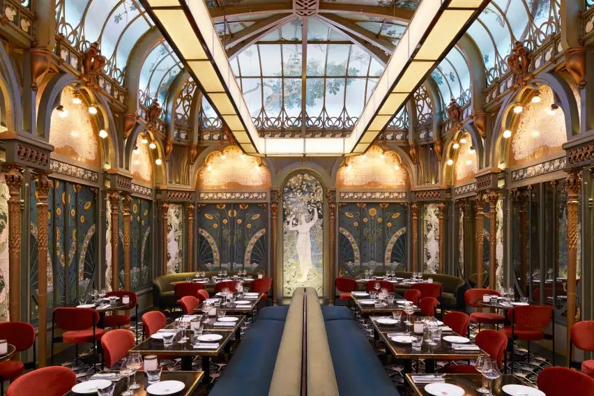Beefbar Paris: Interiores do restaurante Beefbar em Paris, projetado por Humbert & Poyet