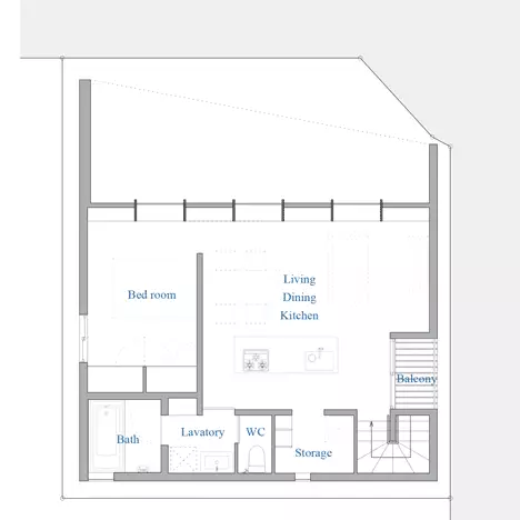 Schecken Haus vun Takeshi Shikauchi Architects