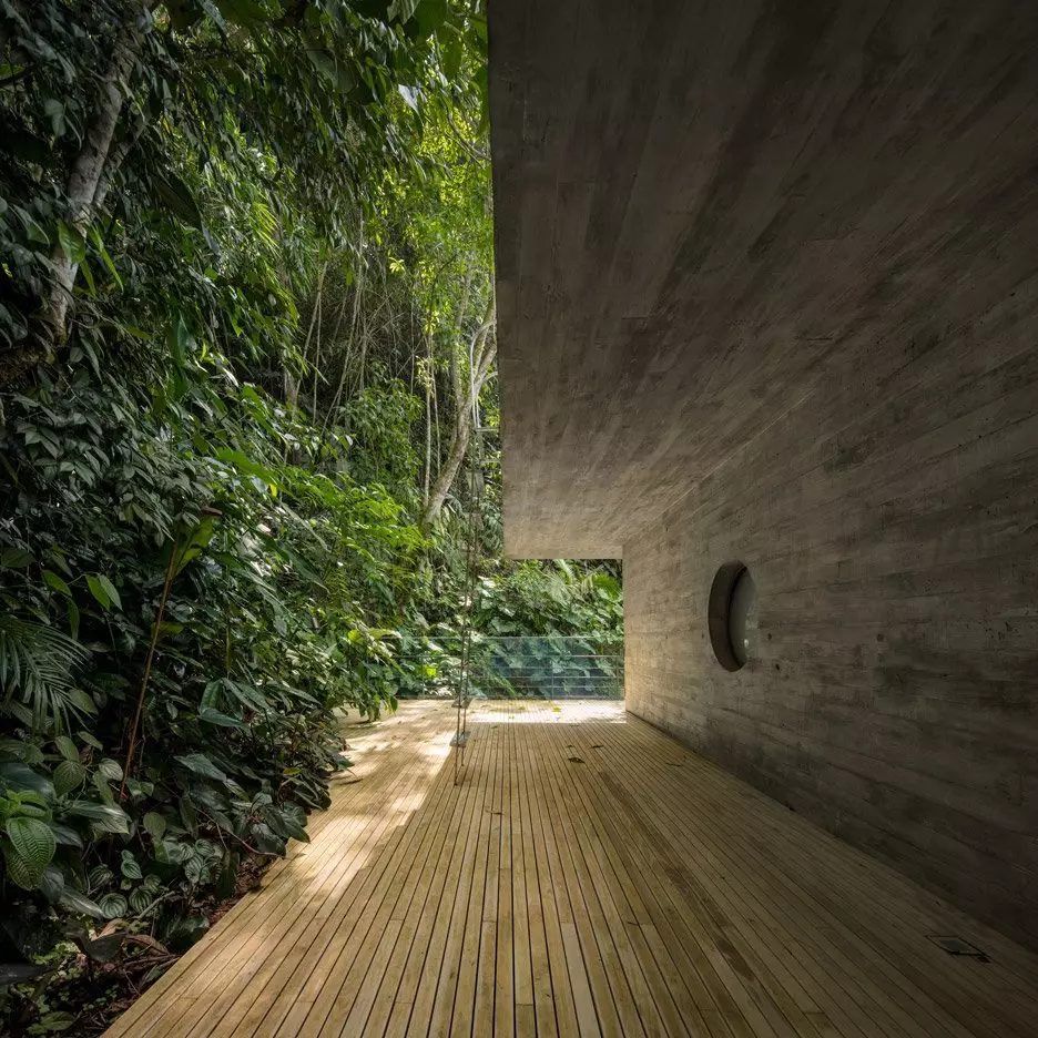 Xaniyê Jungle, Guarujá, São Paulo, Brezîlya, ji hêla Studio MK27 ve