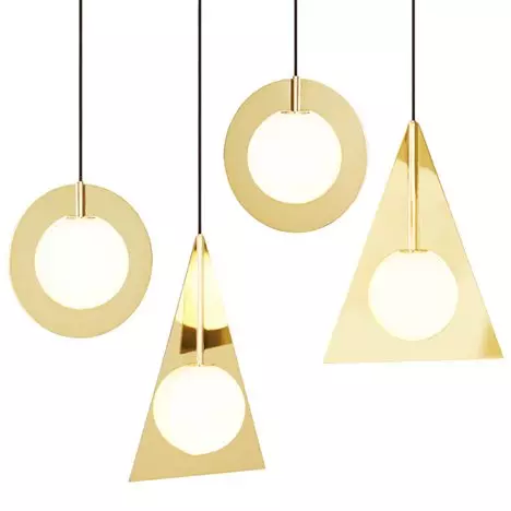 Lampes en laiton Tom Dixon Plane