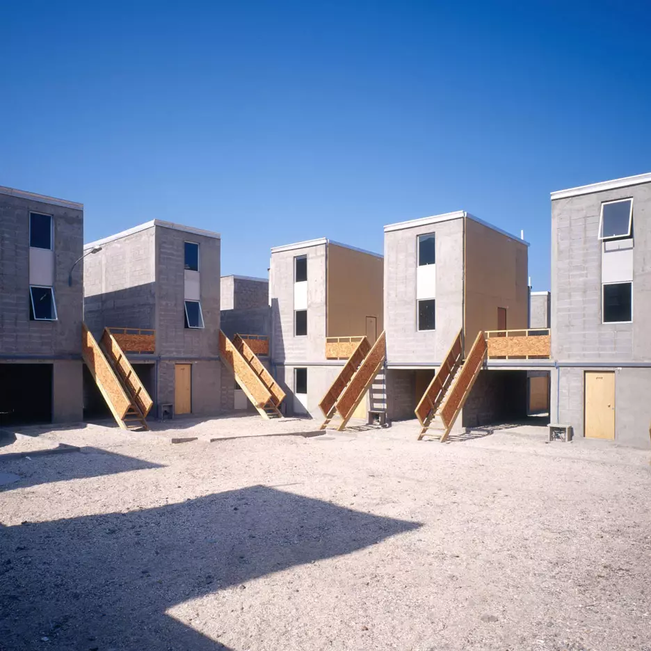 Quinta Monroy Housing, Iquique, 2004. Photograph dening Cristobal Palma