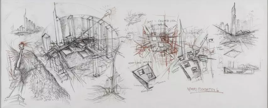 Daniel Libeskind se konsepskets van Ground Zero