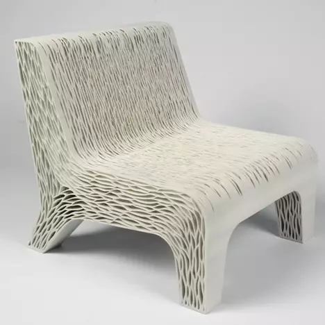 Biomimicry 3D-printed soft seat ni Lilian Van Daal