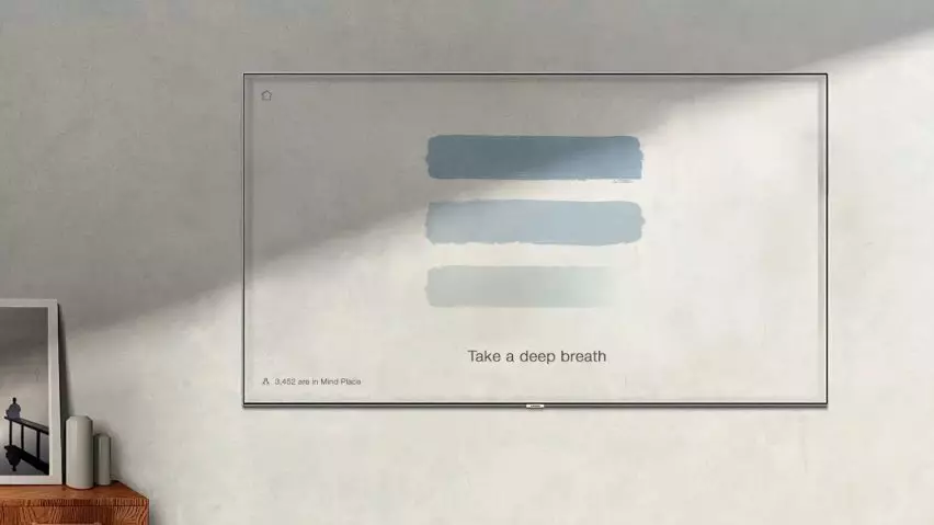 I-Mind Place ikuluhlu olude lokhuphiswano loyilo lwe-Dezeen x Samsung TV Ambient Mode