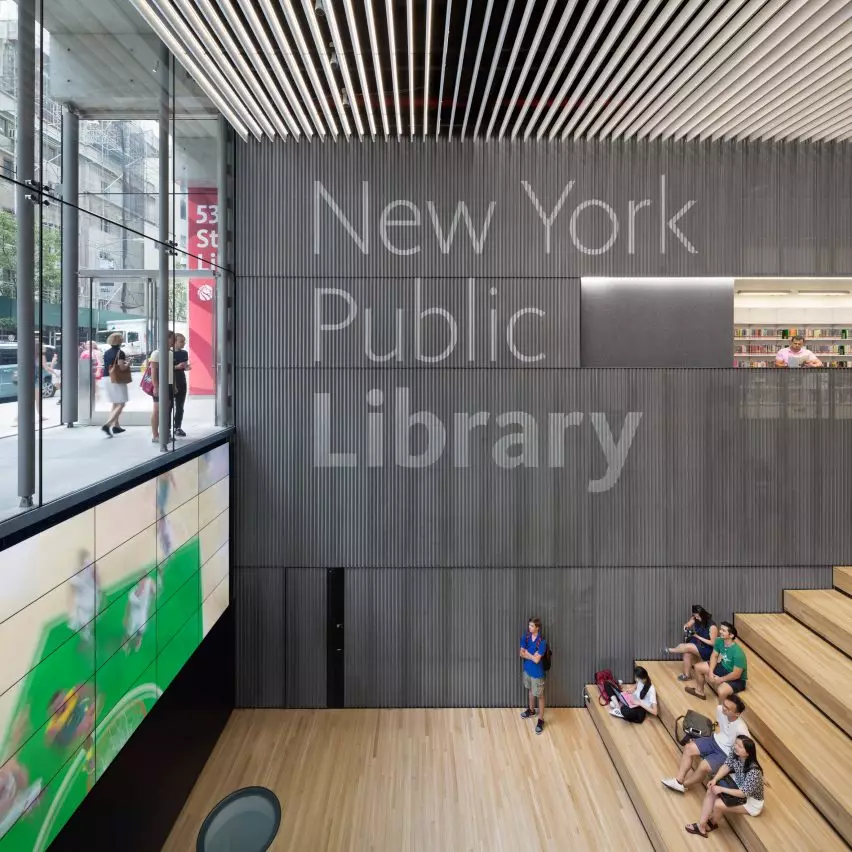 مكتبة شارع NYPL 53rd بواسطة TEN Arquitectos