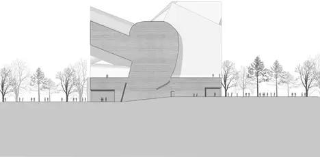 Tianjin Ecocity Ecology and Planning Museums troch Steven Holl Architects