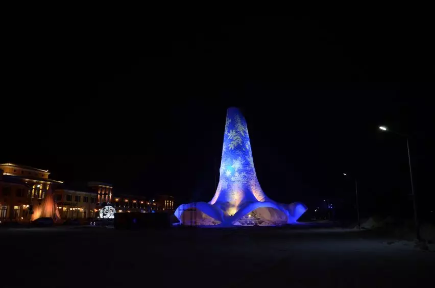 Flamenco Ice Tower por la Universidad Tecnológica de Eindhoven