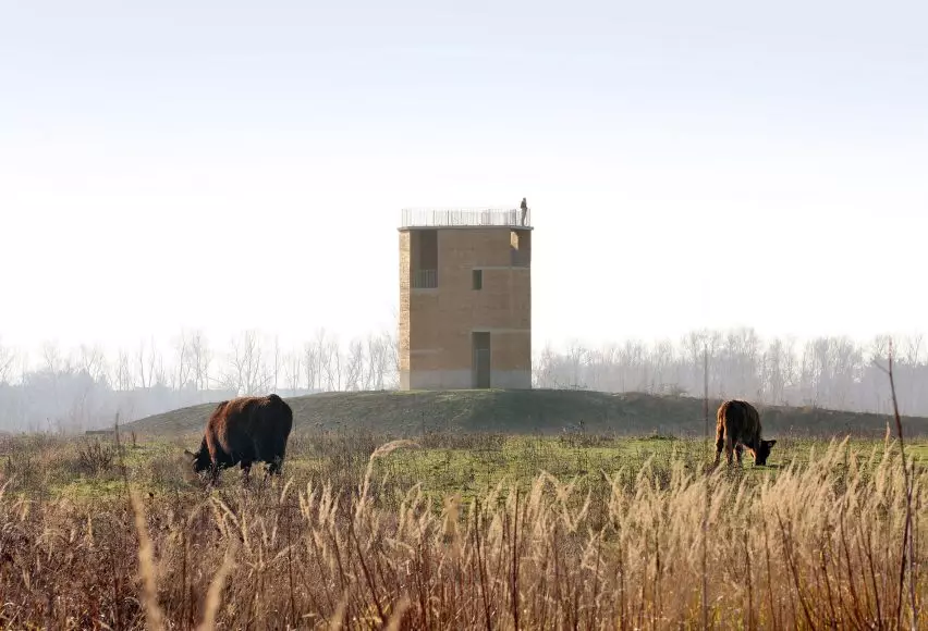 Vyhlídková věž Negenoord od De Gouden Liniaal Architecten