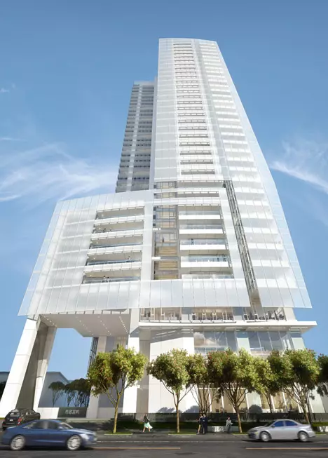 Richard Meier မှ Taichung Condominium Tower