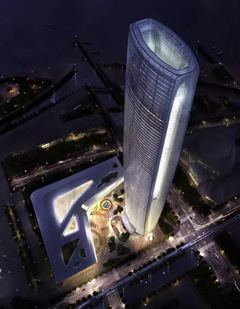 Greenland Group Suzhou Center par SOM