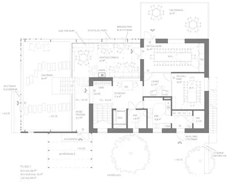 Tailor Made Arkitekter ұсынған Uppgrenna табиғат үйі