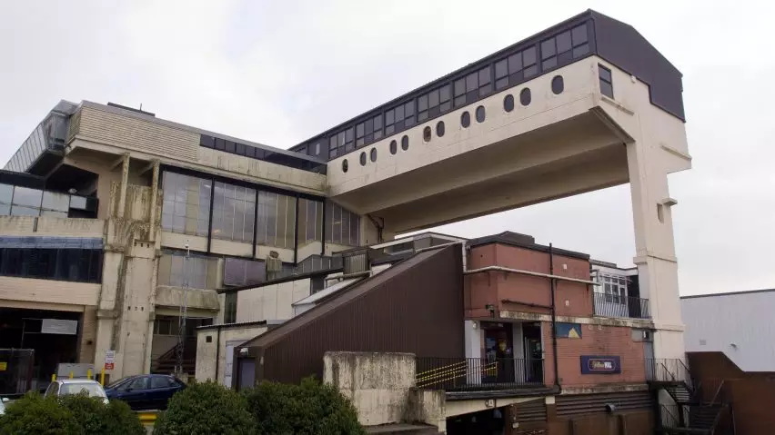 Centrul brutalist al orașului Cumbernauld