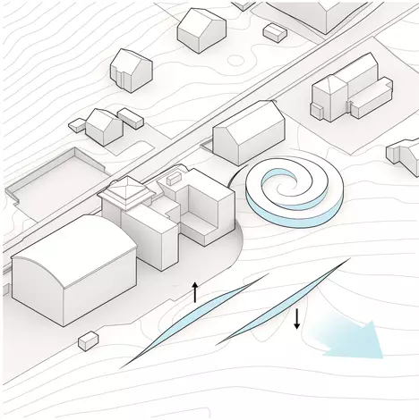 Bjarke Ingels inaugura museo en espiral para relojero suizo