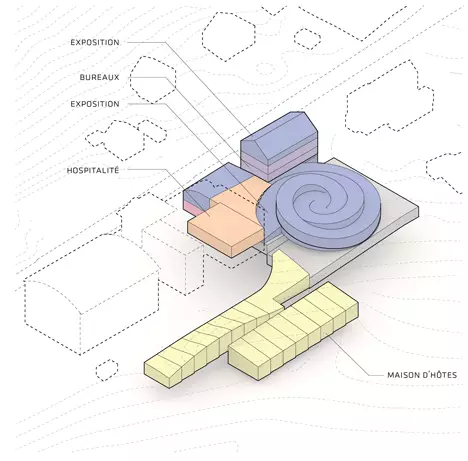 Bjarke Ingels inaugura museo en espiral para relojero suizo