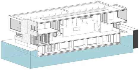 المكتب العائم للشبكة المائية من قبل Attika Architekten