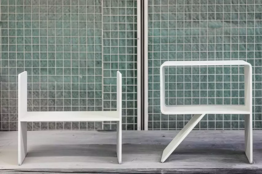 Alfabēta krēsli no Kellenberger-White Londonas dizaina festivālam 2018