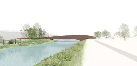 สะพานค้างคาว Vlotwateringbridge โดย Next Architects