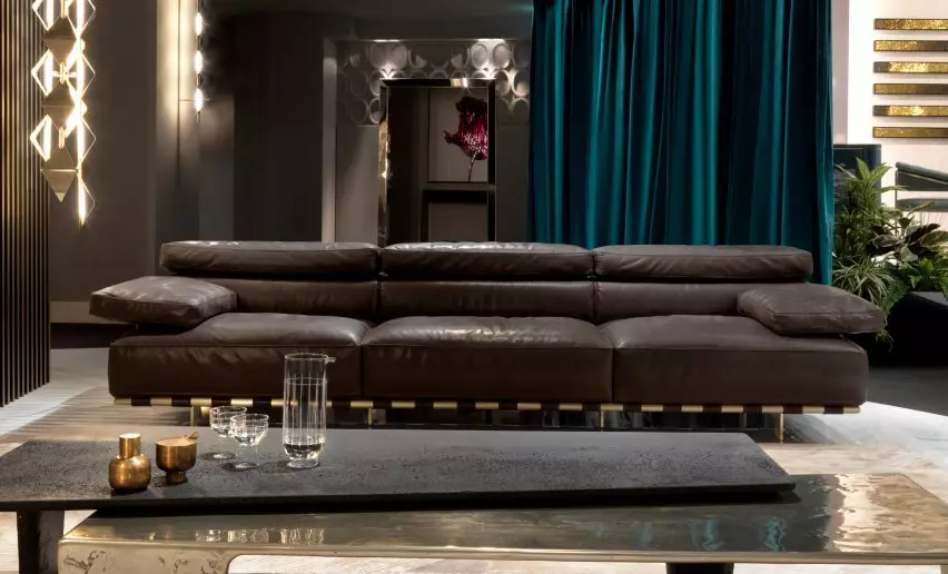 Mauro Lipparini's Montparnasse sofa mai le Beauty collection