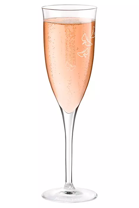 Perrier-Juët ના Blasson Rosé માટે Mischer'Traxler ની શેમ્પેઈન વાંસળી