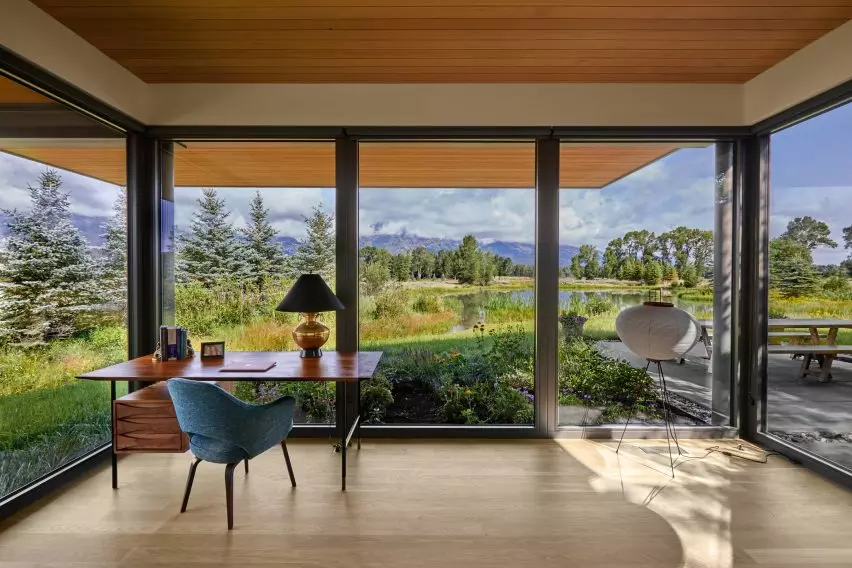 Intérieur de maison dans le Wyoming par CLB Architects