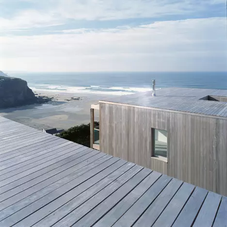 Twee Passive Solar Gain Houses in Porthtowan deur Simon Conder Associates