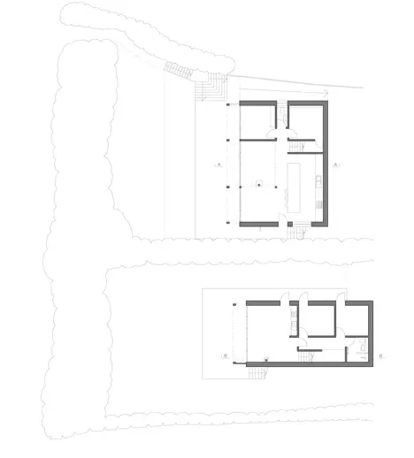 Simon Conder Associates 在 Porthtowan 的两座被动式太阳能增益房屋