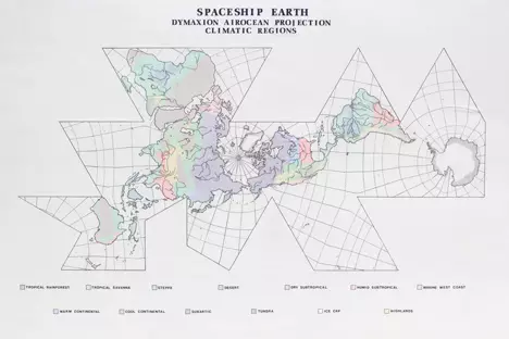 Regiões Climáticas da Terra Nave Espacial por Ray Simpson