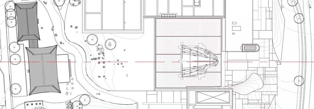 Temp'L by Shinslab Architecture คืองานติดตั้งที่นำกลับมาใช้ใหม่จากเรือสินค้าเก่าที่เป็นสนิมเพื่อใช้เป็นลานพิพิธภัณฑ์ในกรุงโซล