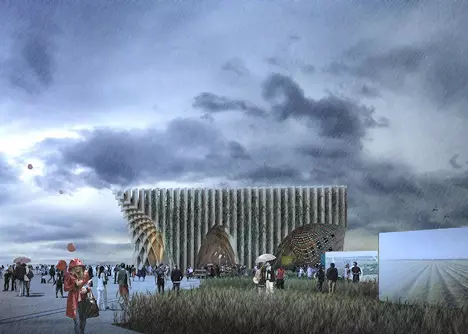 French Pavilion dening XTU kanggo Milan Expo 2015